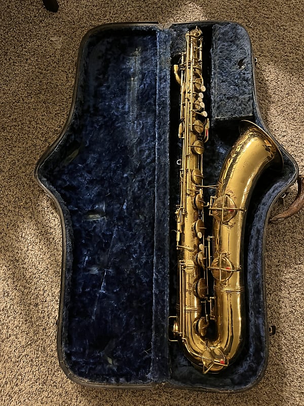 CG Conn 12M Baritone Saxophone 1952-1953 - Gold Lacquer | Reverb