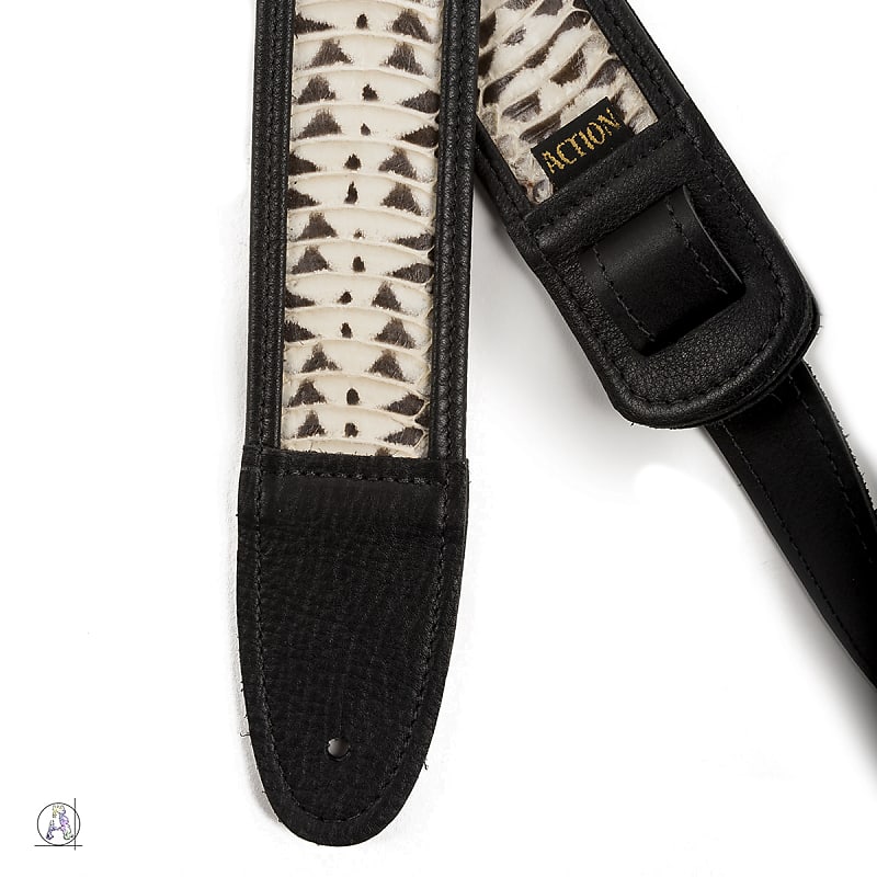 Action Custom Straps 2" Diamond Watersnake Belly Scales One | Reverb