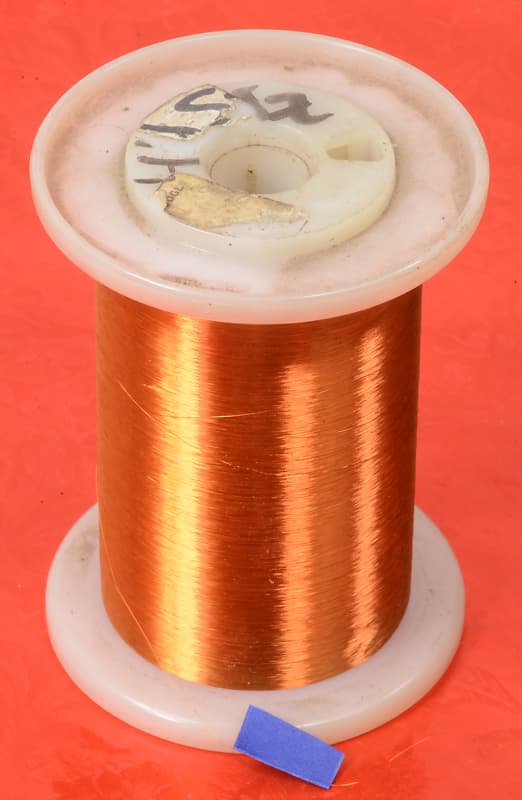 '70s 1.06 Pound Spool Phelps Dodge Guitar & Bass Pickup | Reverb