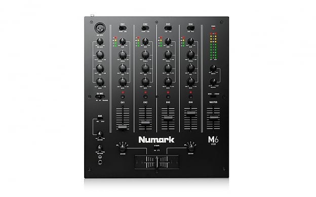 Numark M6USB 4 Channel DJ Mixer - Black | Reverb