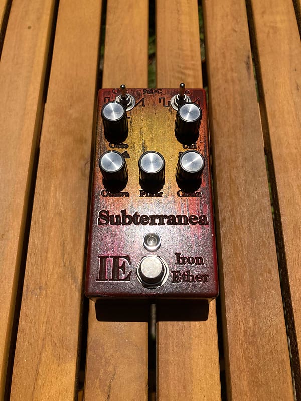 Iron Ether Subterranea - Red / Orange Sunburst | Reverb