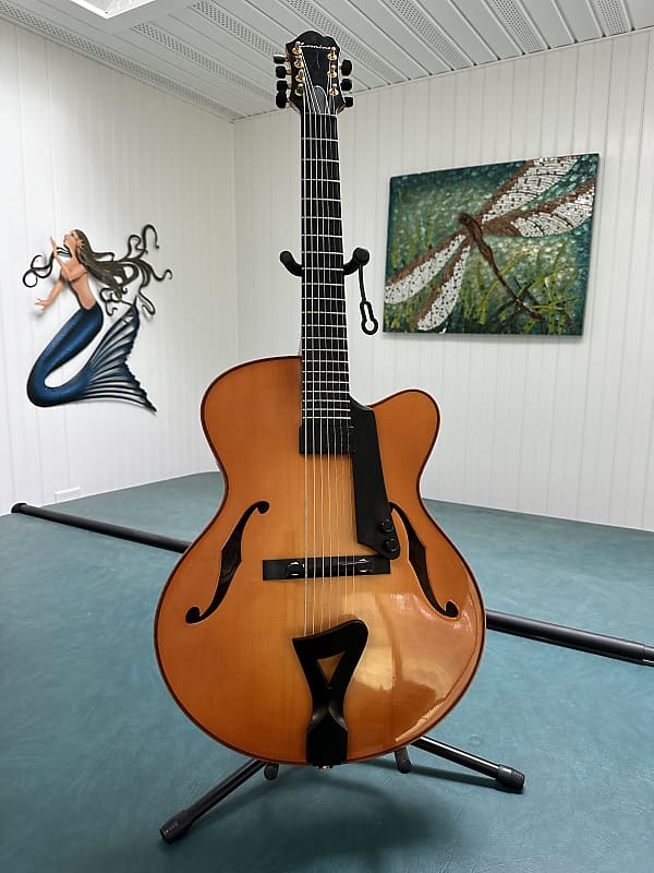 Comins 7 String Concert Archtop 2004 - Violin Burst | Reverb