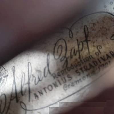 Alfred Zapf 4/4 Violin, Germany, with Case&Bow, Good | Reverb