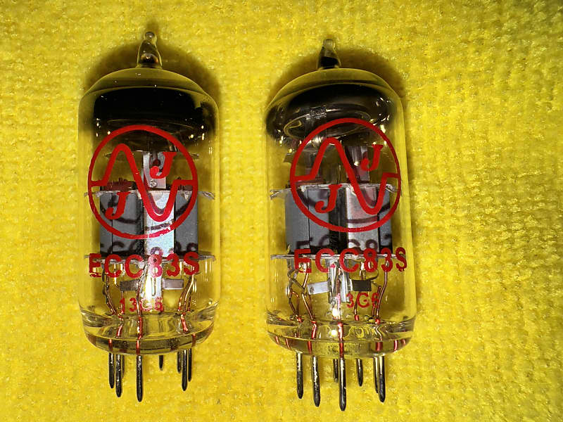 JJ Electronic ECC83S / 12AX7 Preamp Tubes Duo | Reverb