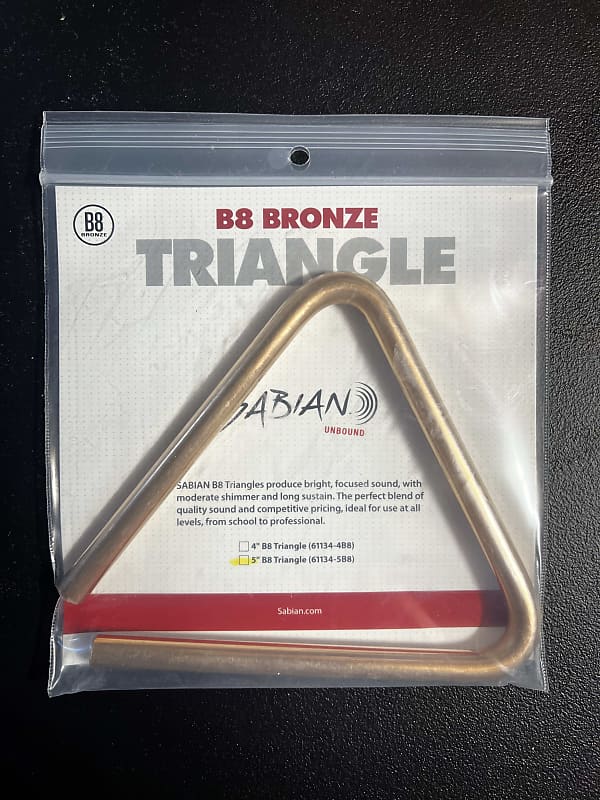 Sabian 5 B8 Bronze Triangle Reverb