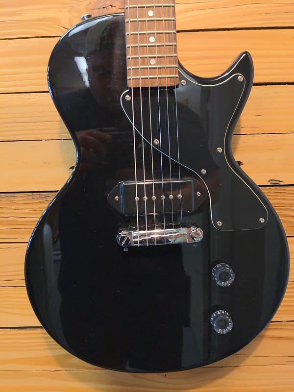 Used Epiphone LES PAUL JR Electric Guitars Black | Reverb