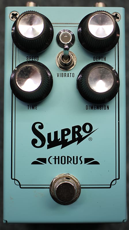 Supro 1307 Chorus Vibrato Guitar Effects Pedal | Reverb
