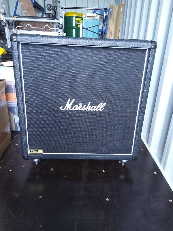 Marshall 1960 lead, 4x12 speaker cabinet. - Black | Reverb