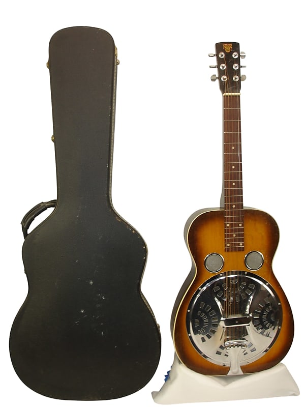 1980 OMI Dobro Square Neck Resonator Guitar w/ Case | Reverb