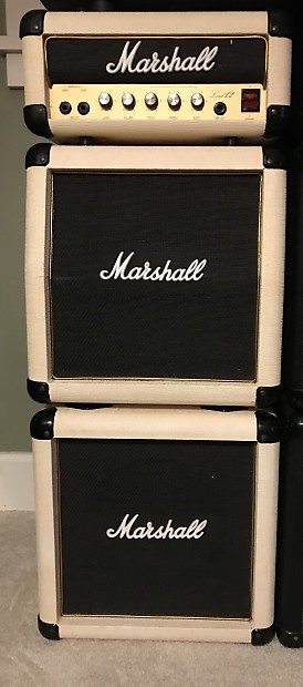 Marshall Lead 12 3005 Mini Stack White Vintage 1987 | Reverb