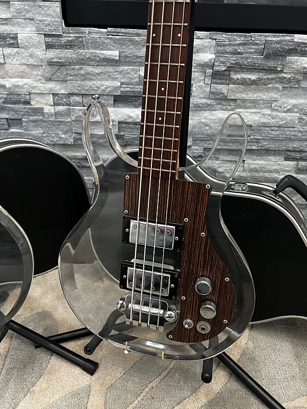 1970s Raven Univox Lucy Dan Armstrong plexiglass Lucite | Reverb