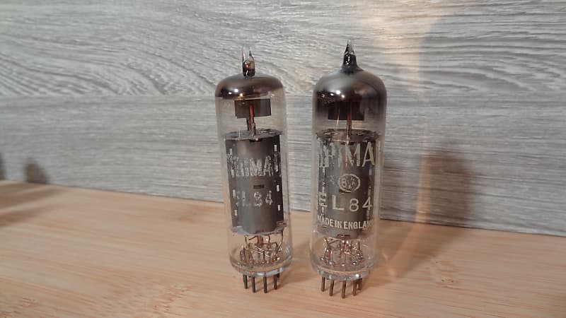 Very rare 60's BRIMAR el84 6bq5 matched pair fully tested, | Reverb