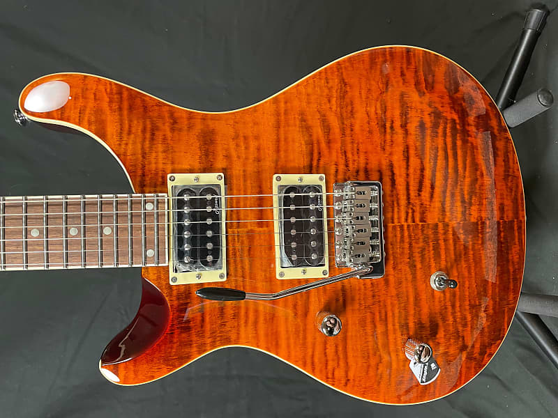 Harley Benton CST-24T LH w/ Amber Stripes Finish + Tremolo + | Reverb