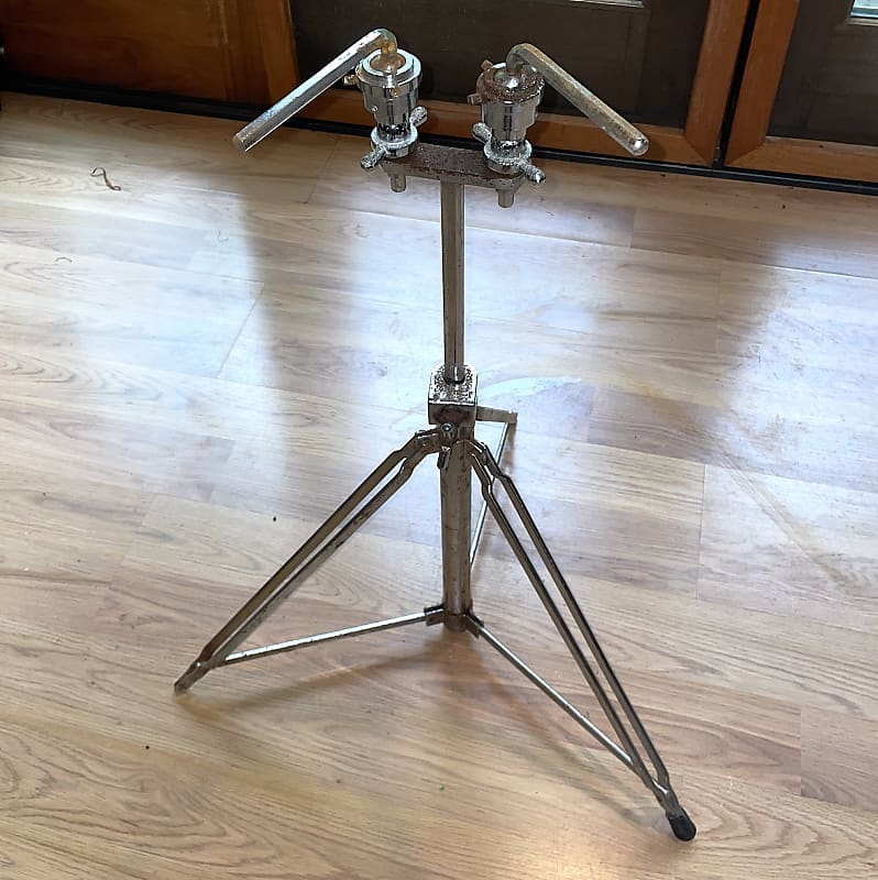 Vintage 60's Rogers Swiv-O-Matic Double Tom Drum Stand! | Reverb