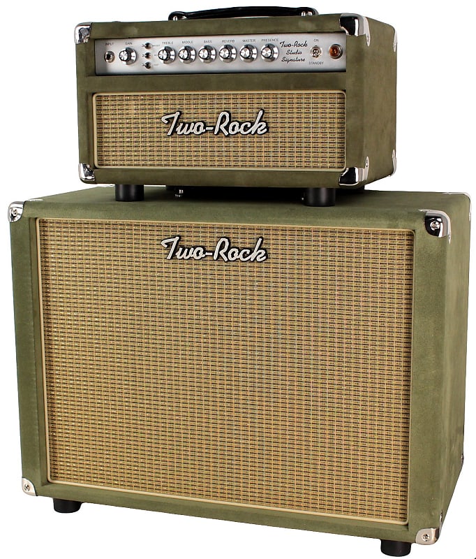Two-Rock Studio Signature Head, 1x12 Cab, Moss Green Suede | Reverb