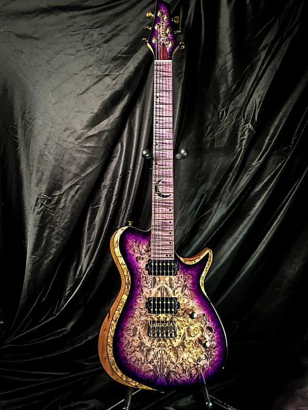 Kiesel SCB 6H 2020 - Purple Caliburst with blackburst | Reverb