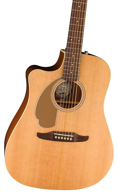 Fender Redondo Player Acoustic Guitar. Left-Handed, Walnut | Reverb
