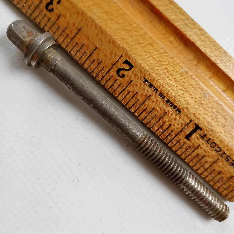 Leedy/Ludwig 1+ 2 5/8" T-Rod Snare/Tom Drum 12-24 Nickel | Reverb