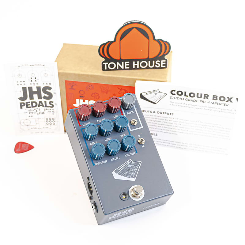 JHS Colour Box 10-Year Anniversary Colorway Preamp Effect | Reverb