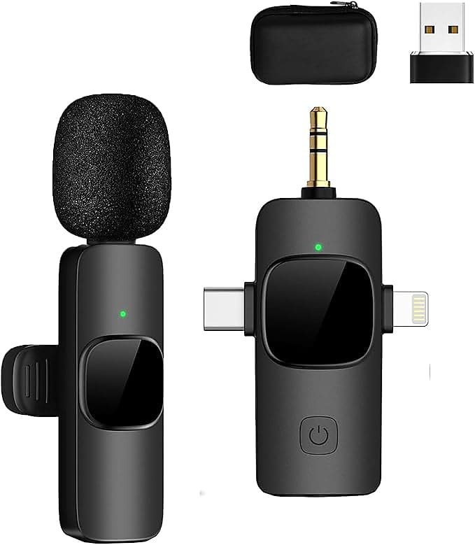 Wireless Mini Microphone with Noise Reduction, Wireless Mic | Reverb