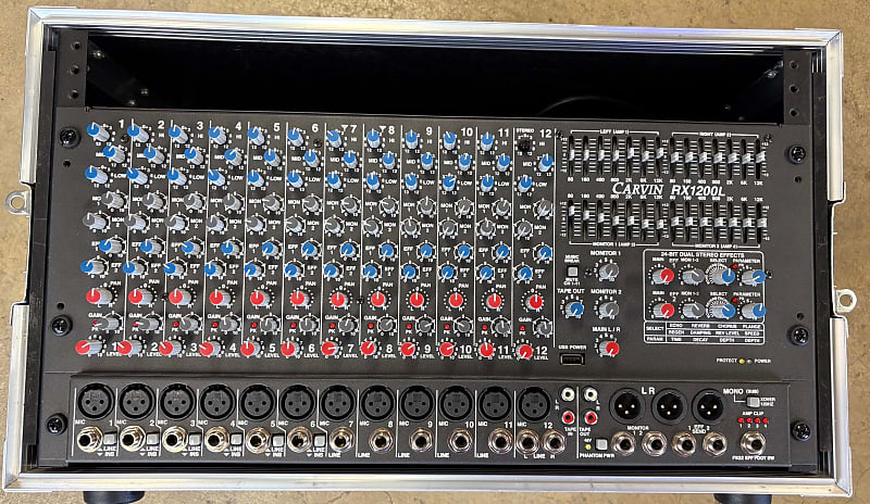 Carvin RX1200L Lightweight Stereo Powered 1600w 12 Channel | Reverb