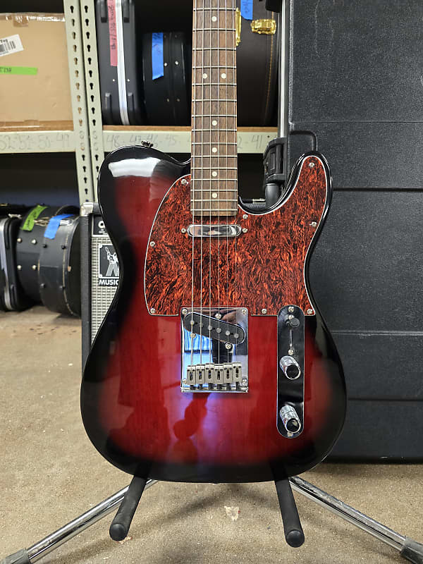 Fender Squier Standard Series Telecaster Red Sunburst W/TSA | Reverb