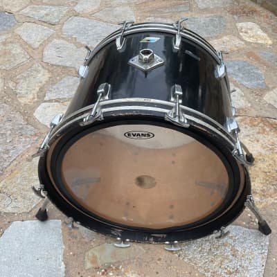 Ludwig Black Cortex 70's 22x16 Maple Bass Drum for set kit | Reverb