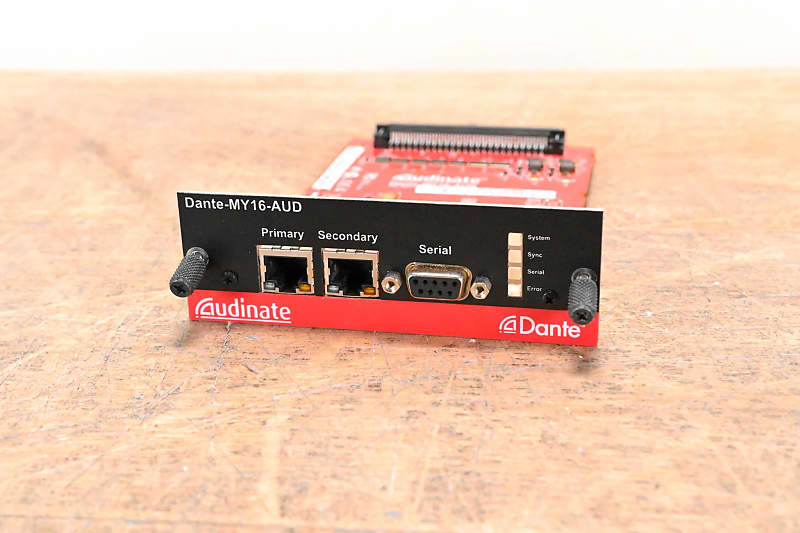 Audinate Dante-MY16-AUD 16-Channel Dante Network I/O Card | Reverb