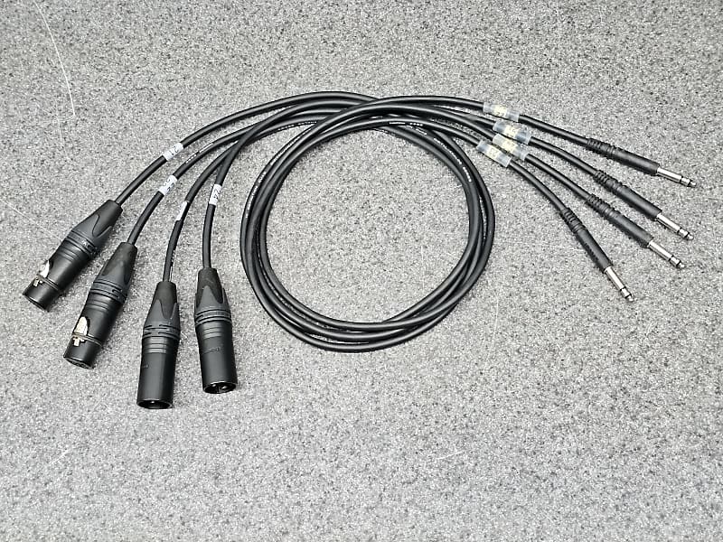 Mogami TT (Bantam) to Gold XLR Cable Set Excellent Condition | Reverb