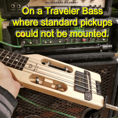 FlatCat Surface-Mount noiseless Mag Electric Guitar Pickup | Reverb