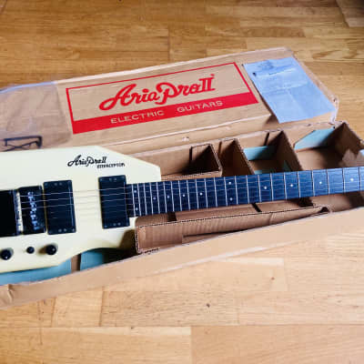 Aria Pro II Interceptor 1986 Blanc | Reverb