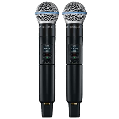 SHURE SLXD24D/B58 Dual Handheld Rackmount Digital Wireless | Reverb