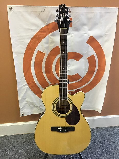 Samick Greg Bennett OM-5CE Acoustic/Electric Guitar | Reverb