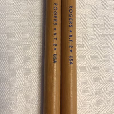 Rogers Drumsticks - 5 pairs 1970's - Natural Wood | Reverb