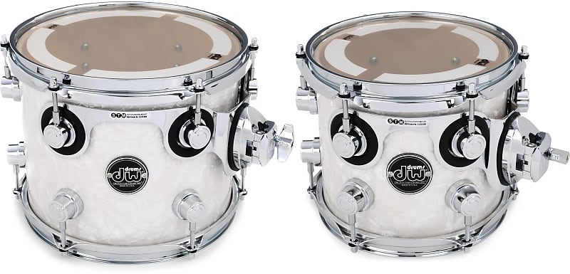 DW Performance Series Mounted Tom - 8 x 10 inch - White | Reverb