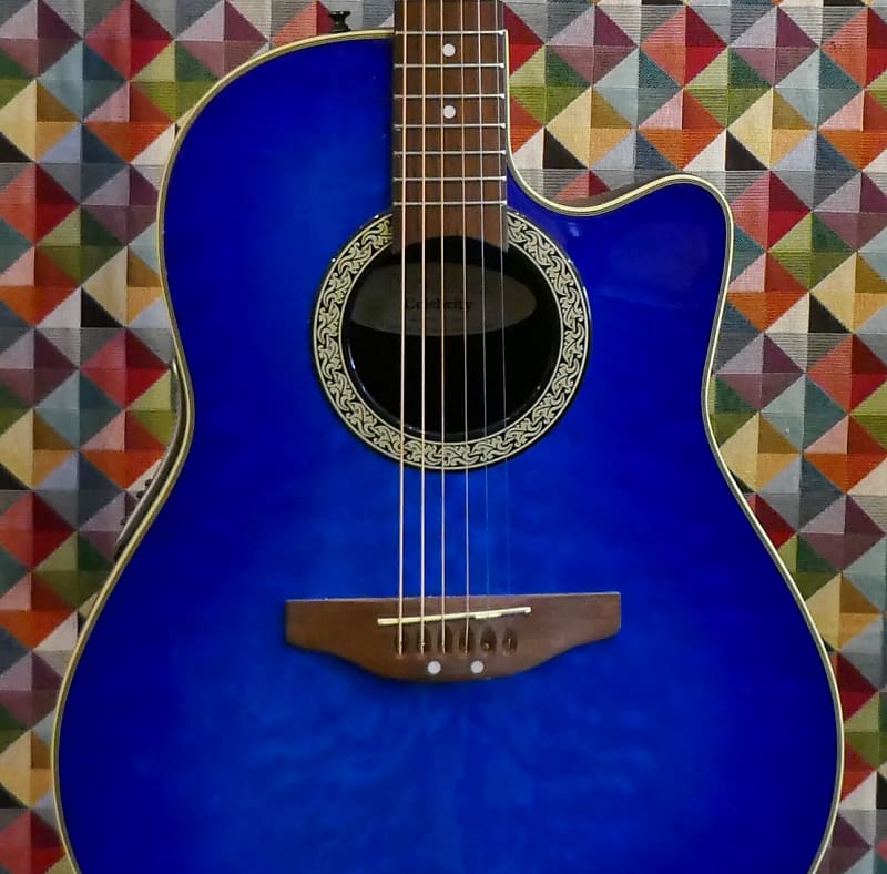 Ovation Celebrity - Aquamarine Blue | Reverb