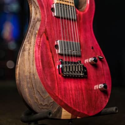 Kiesel Aries 7 String Guitar with tremolo and Neck Through | Reverb