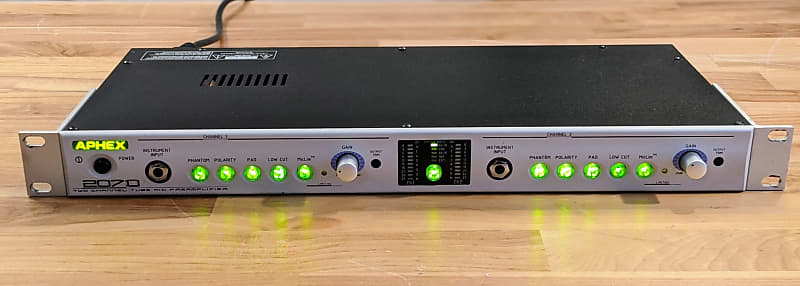Aphex 207D Dual Channel Mic / Instrument Preamp and A/D | Reverb