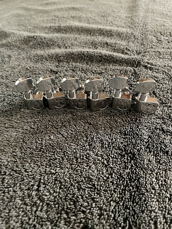 Fender Deluxe sealed Inline tuners 2020’s - Chrome | Reverb