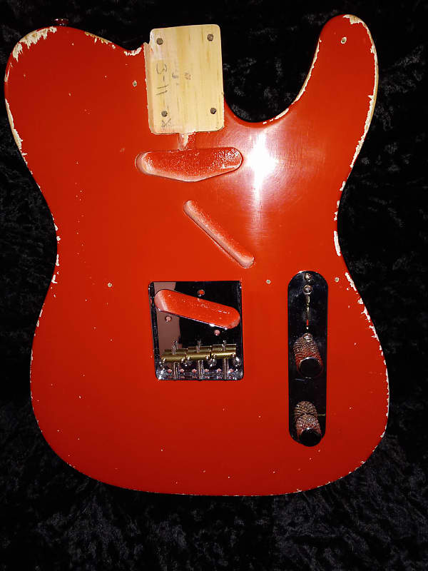 MJT VTS Tele 2022 Fiesta Red | Reverb