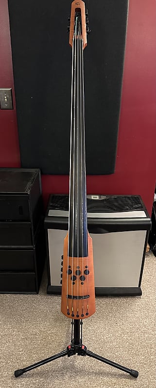 NS Design CR5M 5 String Electric Upright Bass EUB Low B Stand | Reverb