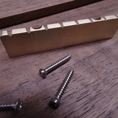 Rukavina 8 String Lap Steel Nut -Brass- 5/16" string spacing | Reverb