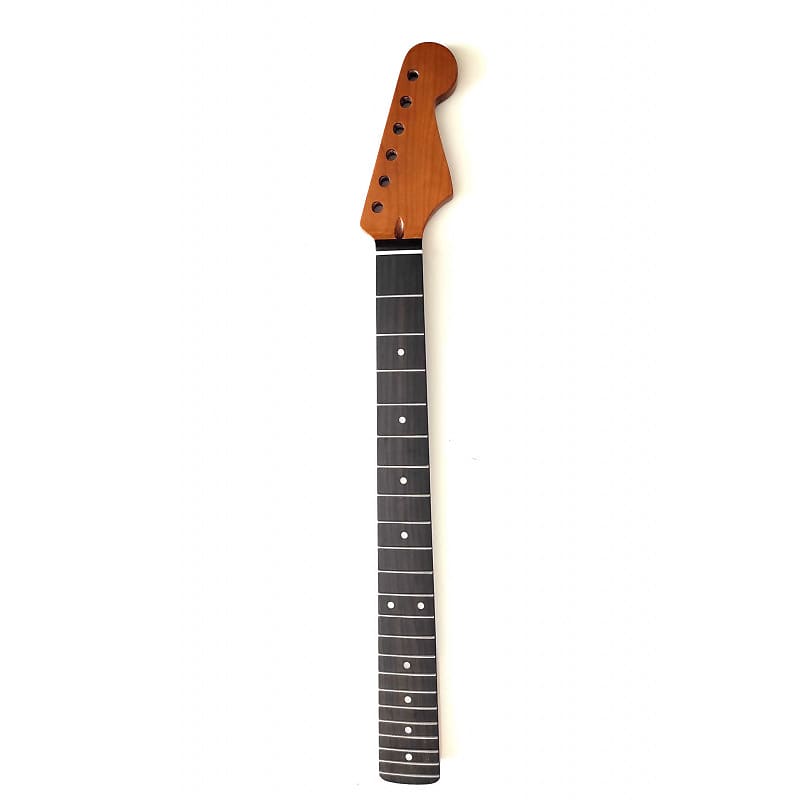22 frets Gloss varnished Roasted Mapple Neck, for | Reverb