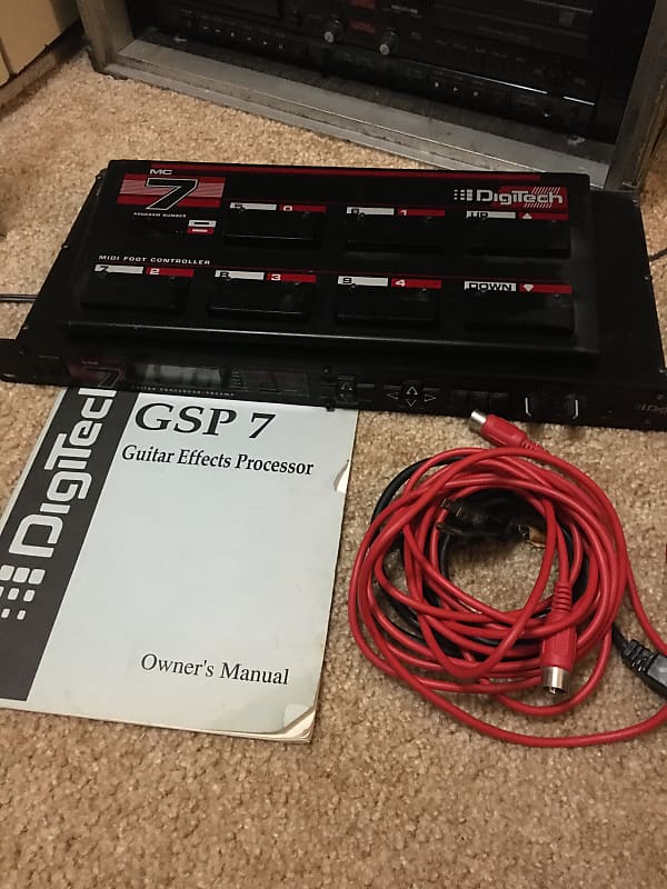 DigiTech GSP 7 w/ Footcontroller MC7, cables, +manual | Reverb