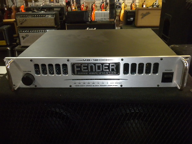 Fender MB-1200 MONO BASS AMPLIFICATION | Reverb