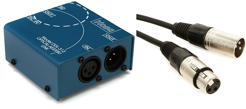 Hosa ODL-312 S/PDIF Optical to AES/EBU Digital Audio | Reverb