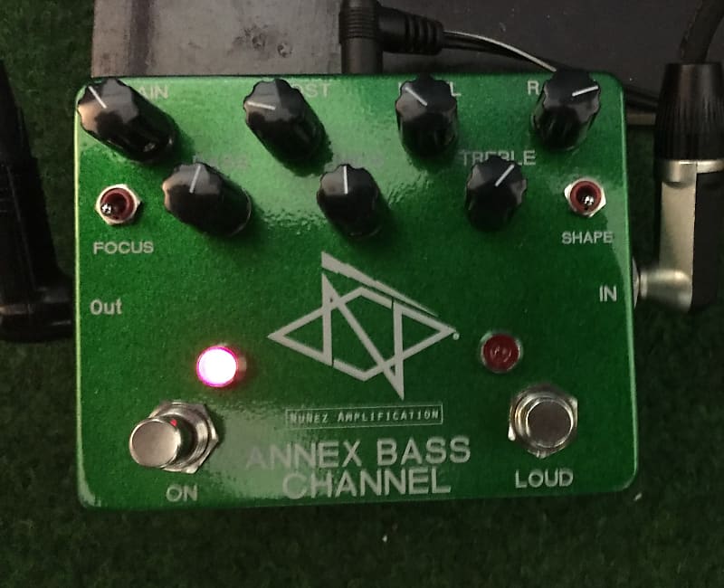 Nunez Annex Bass Channel, Bass Overdrive/Gain Pedal, TORCHE | Reverb