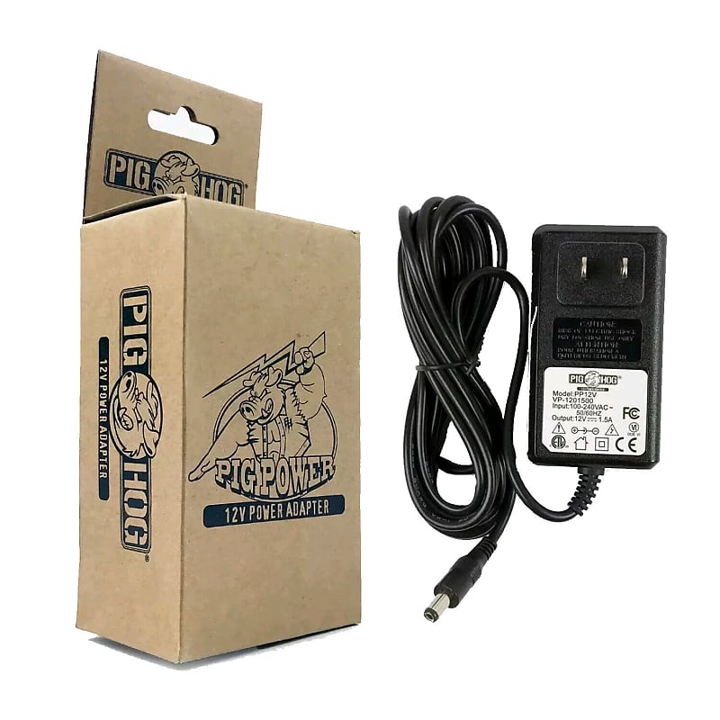 Pig Hog PP12V Pig Power 12vt Power Adapter - 1500mA Power | Reverb