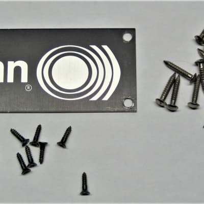 O)) Original Sunn '60's-'70's Aluminum Badge Logo Plate w/ 11 | Reverb