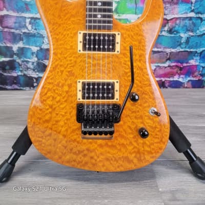 1996 Warmoth Custom Strat with Warmoth 5A birdseye maple | Reverb